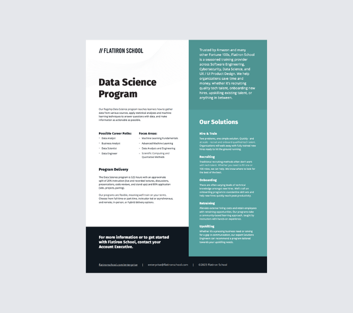 Data Science | Flatiron School